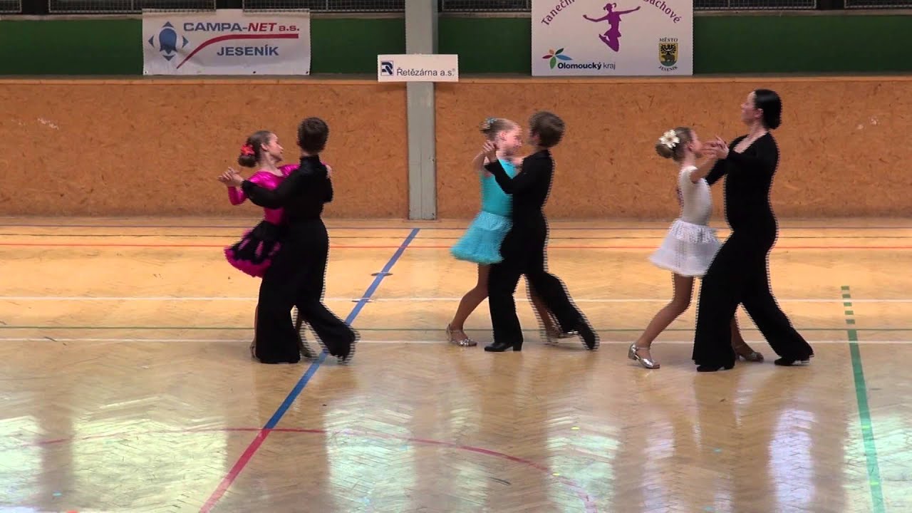 2014 25.5. XI. Taneční akademie, Společenské tance děti - YouTube