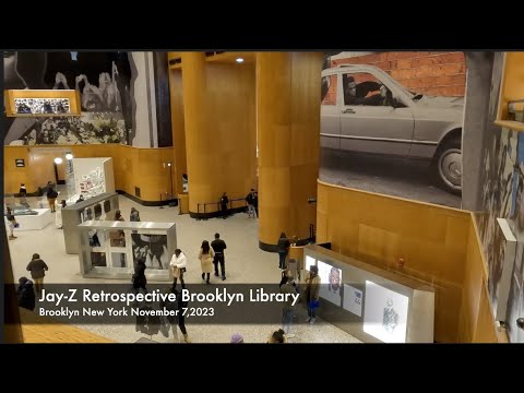 Jay-Z Retrospective Brooklyn Library November 7, 2023 - YouTube