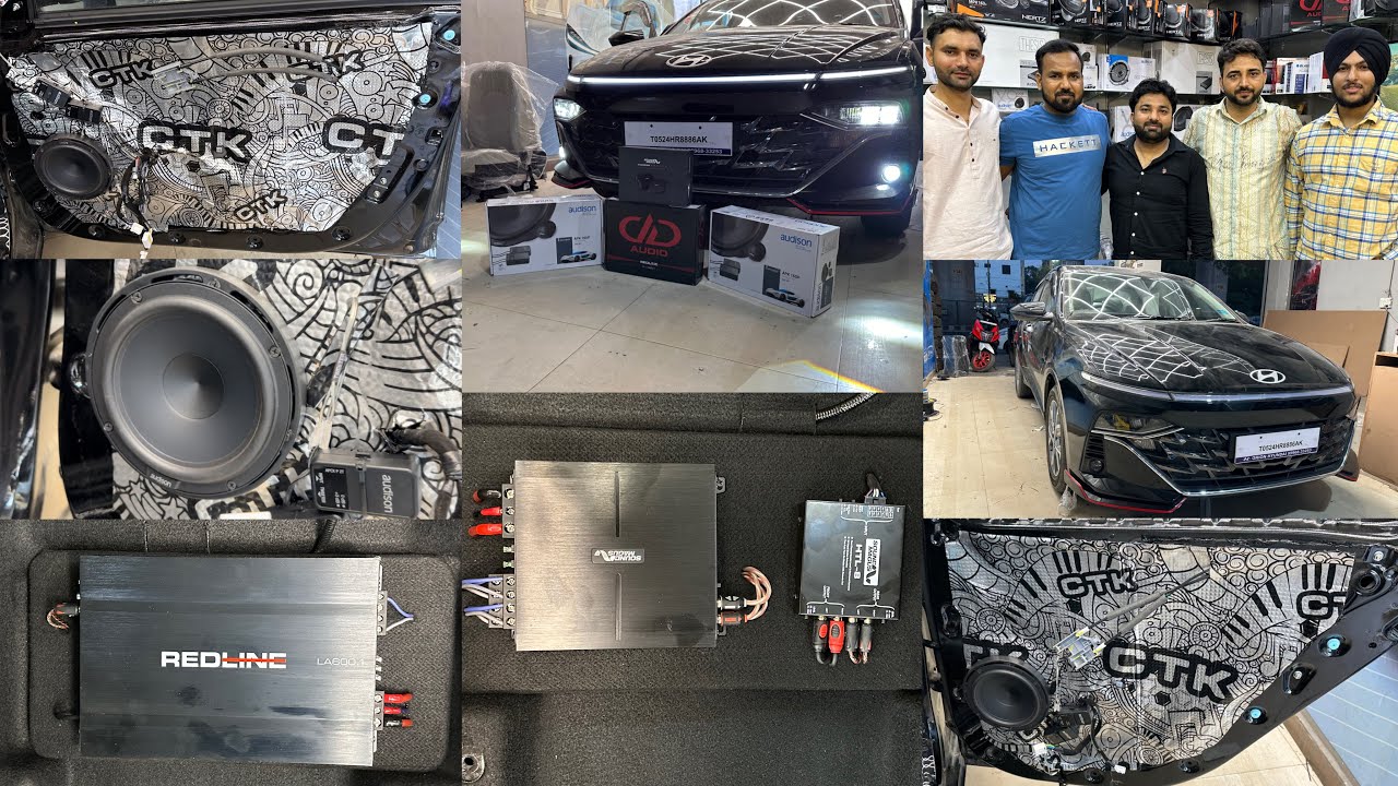 AUDISON Setup In Hyundai Verna 2024 | New Verna Modification 2024 | New ...