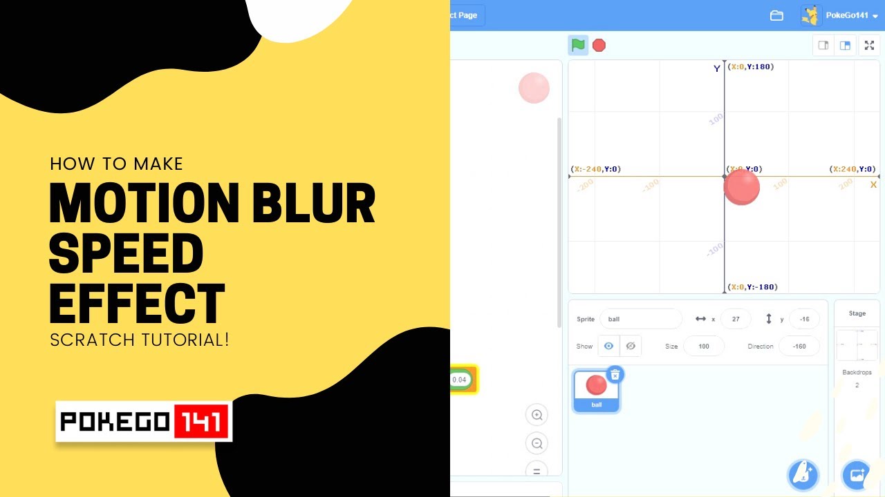 How To Make MOTION BLUR Effect In Scratch! | PokeGo141 - YouTube