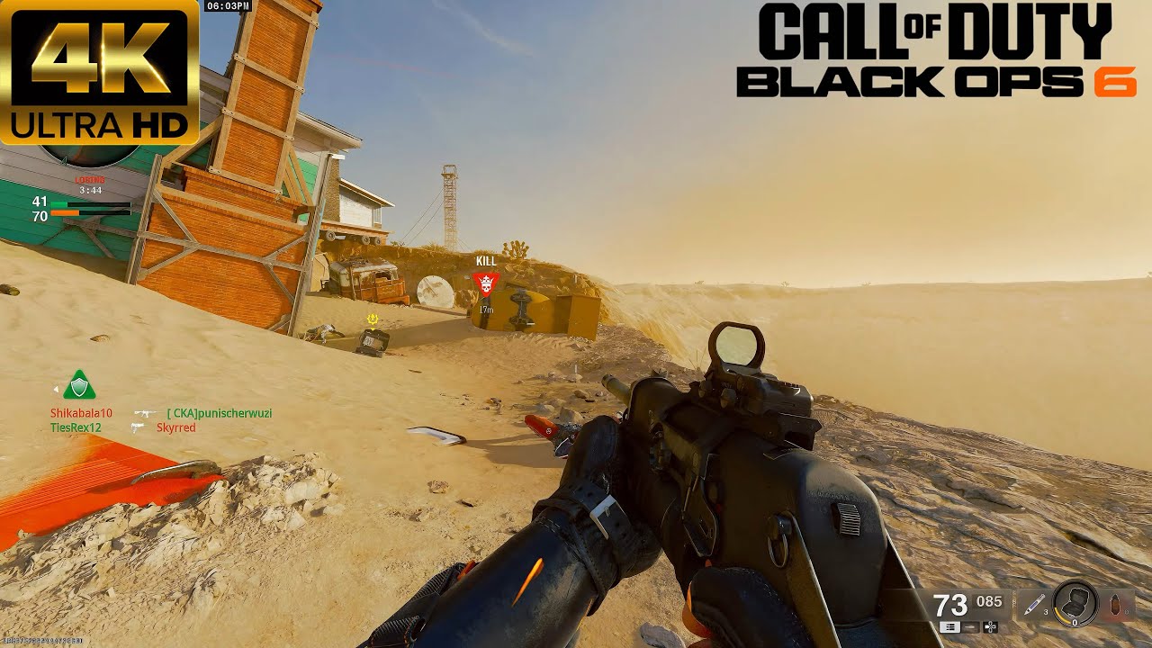 Call of Duty Black Ops 6 4K Multiplayer Gameplay - YouTube