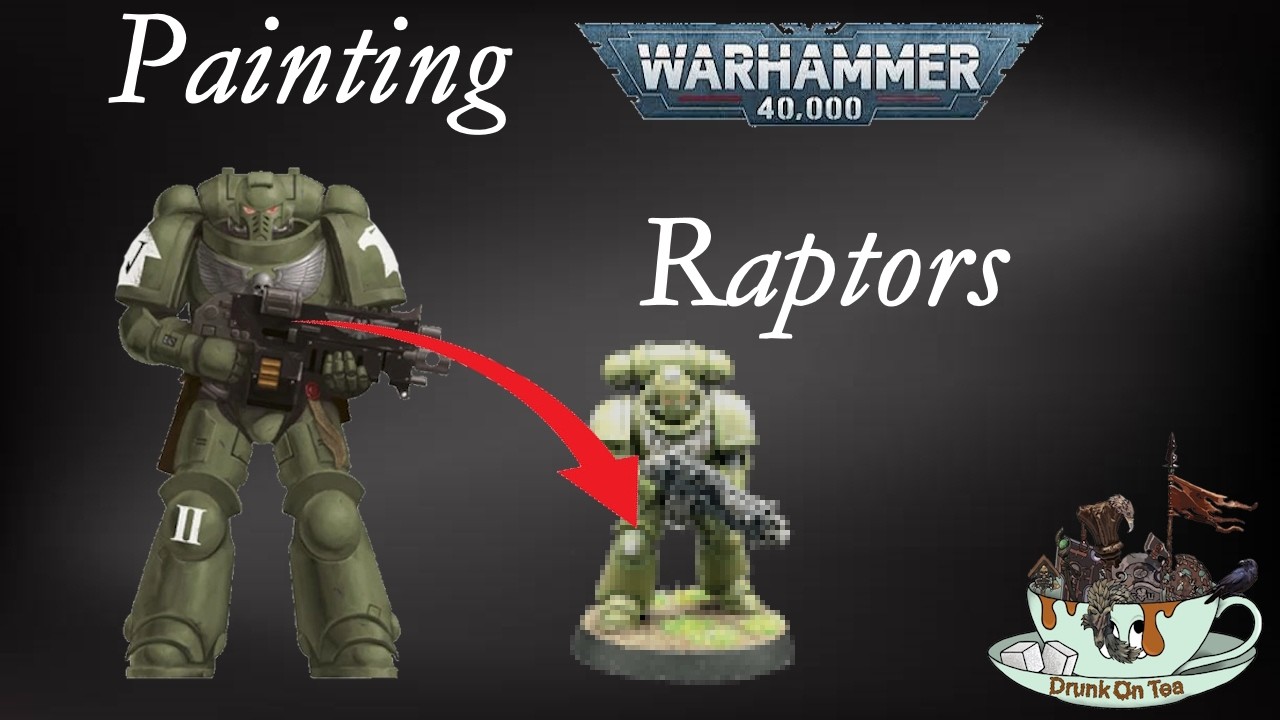 Easiest Warhammer 40K Space Marines to Paint - Painting Raptors - YouTube