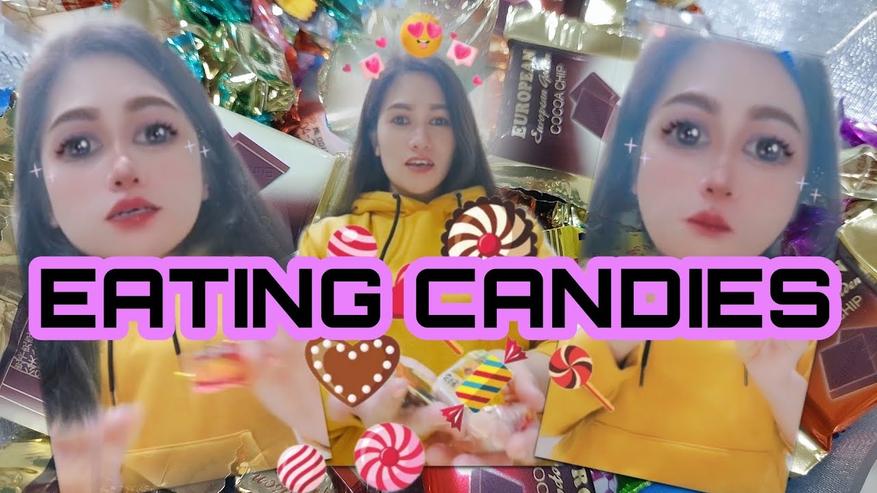 ASMR EATING CANDIES🍬🍭🍬🍭#candy #yummy #asmr - YouTube