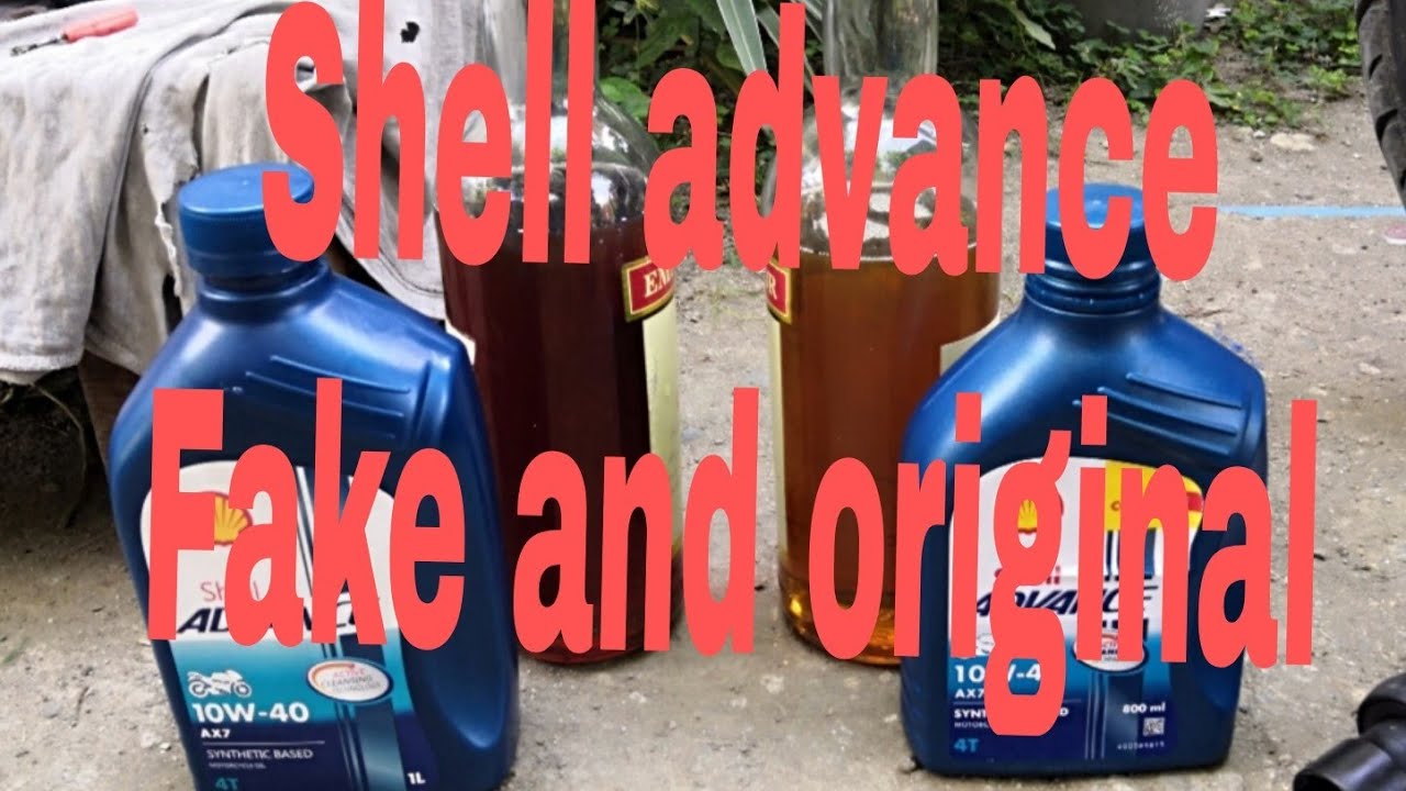 shell advance fake and orig - YouTube