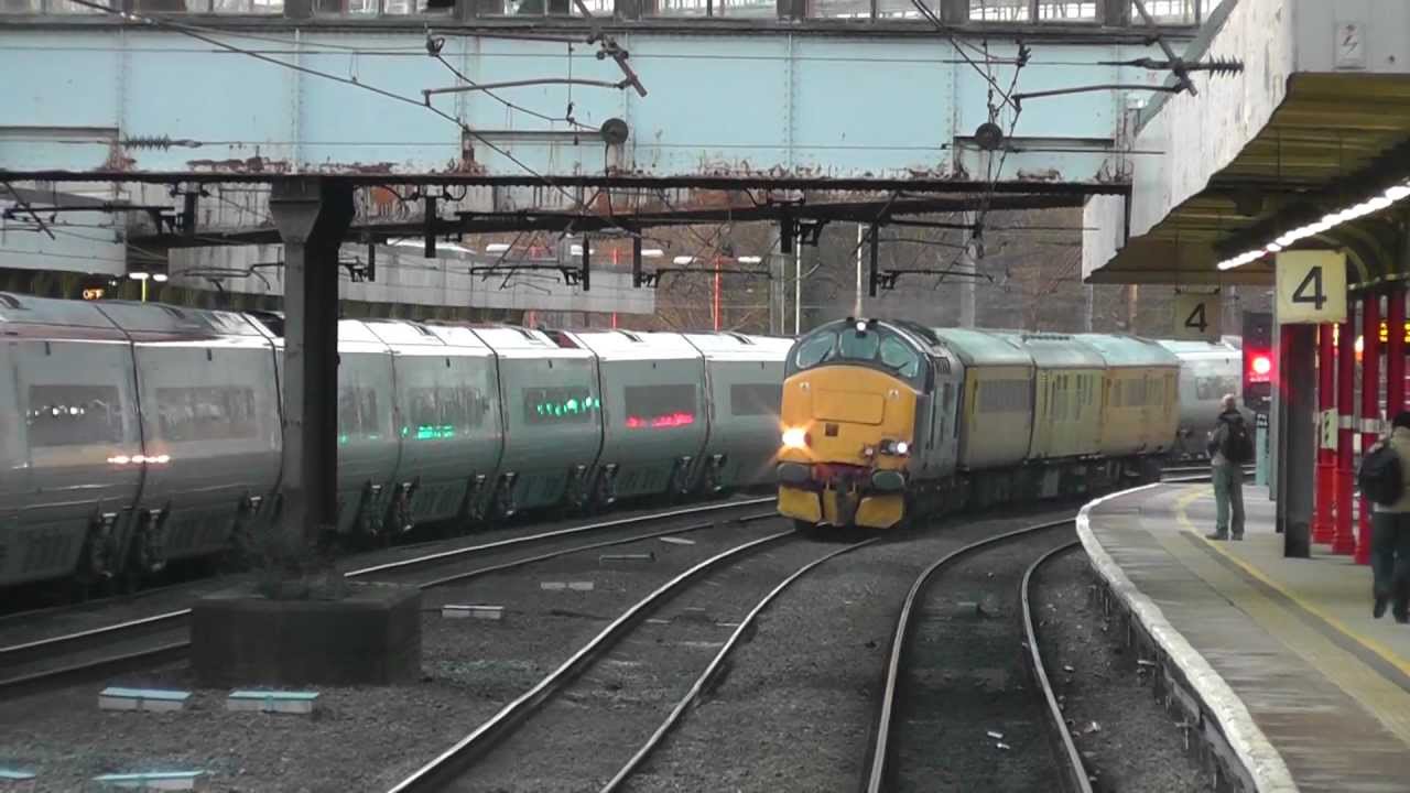 37423 3Z04 Mossend - Derby RTC test train 15th February 2013 - YouTube