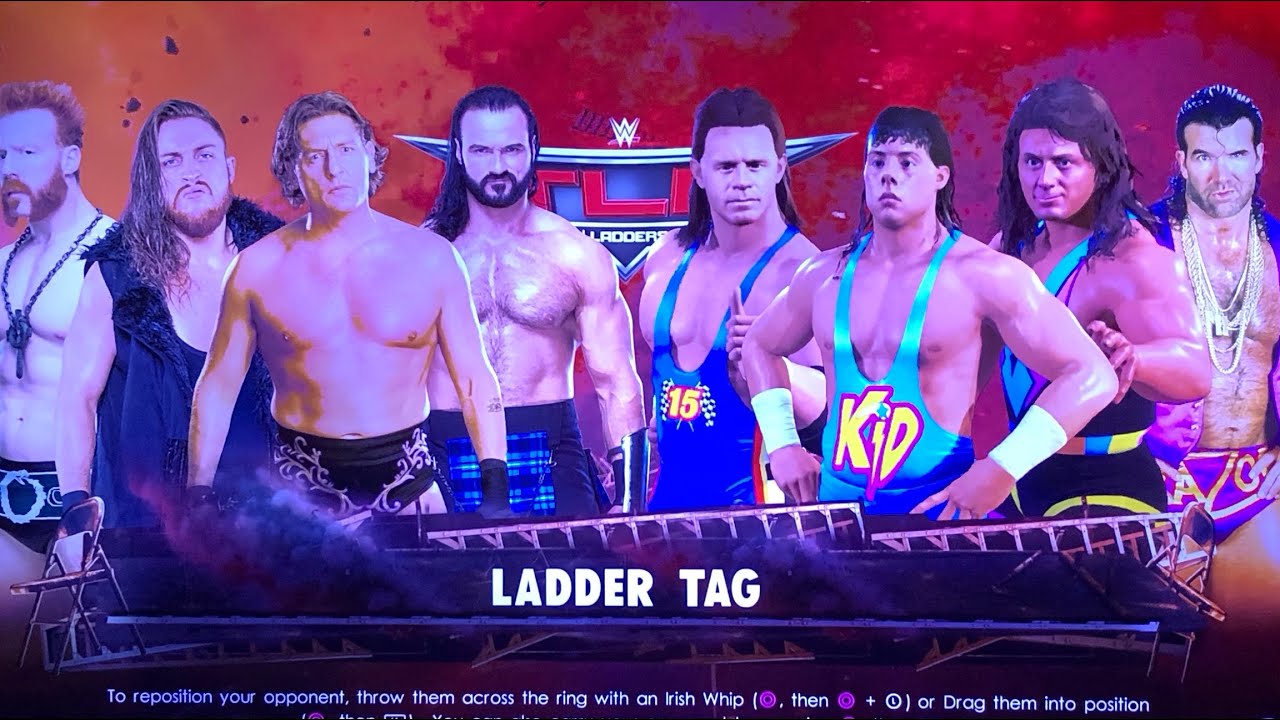 Razor Ramon, 123 Kid, Marty Jannetty, Bob Holly vs. Drew McIntyre ...