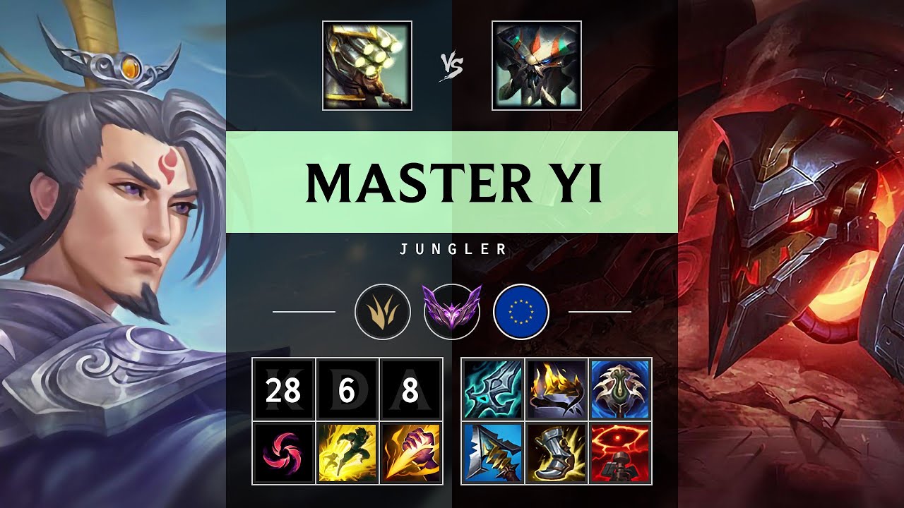 Master Yi Jungle vs Skarner: Legendary - EUW Master Patch 14.17 - YouTube