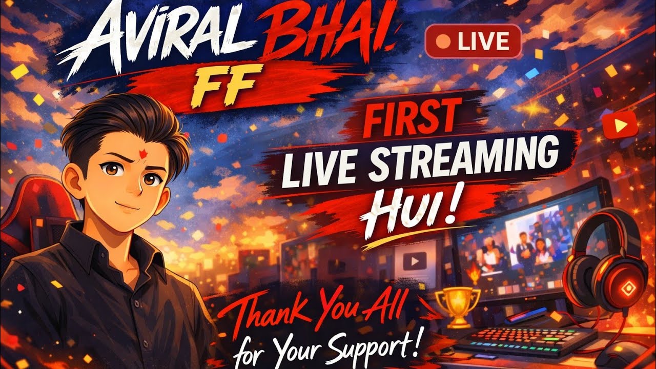 AVIRAL Bhai ff is live streaming - YouTube