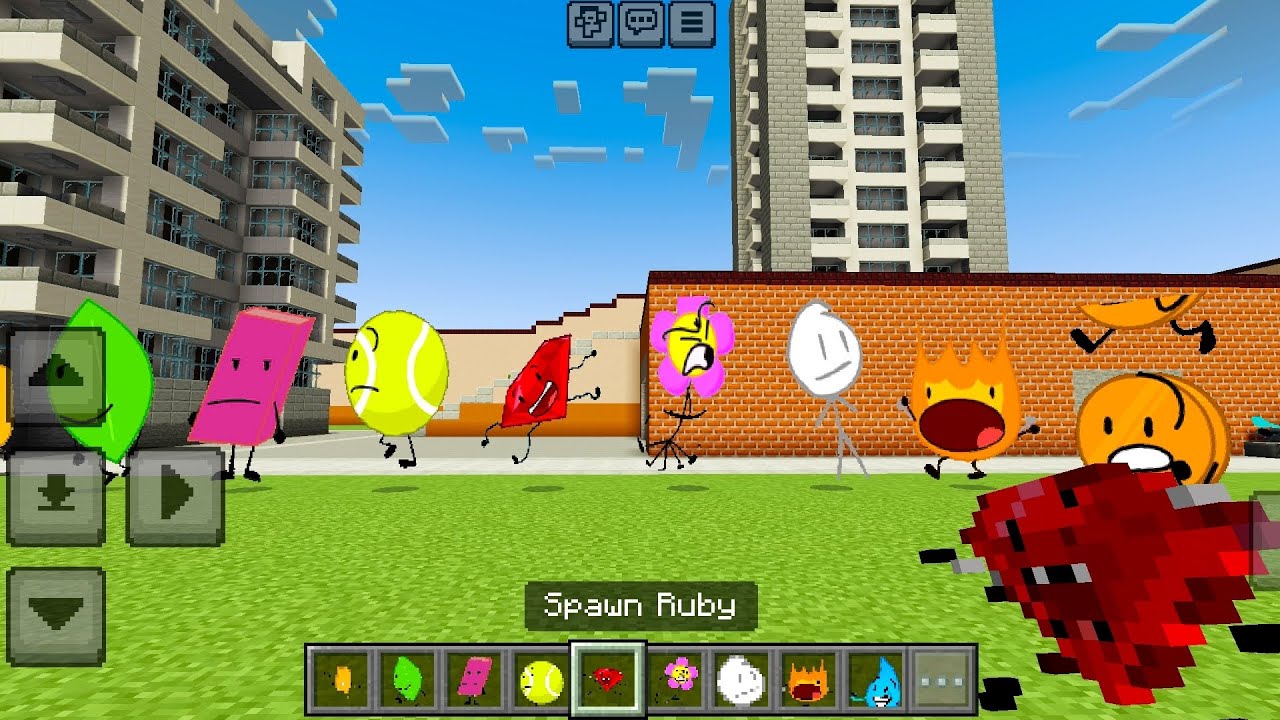 BFDI Custom Nextbots (Release) Addon In Minecraft PE | Nextbots In ...