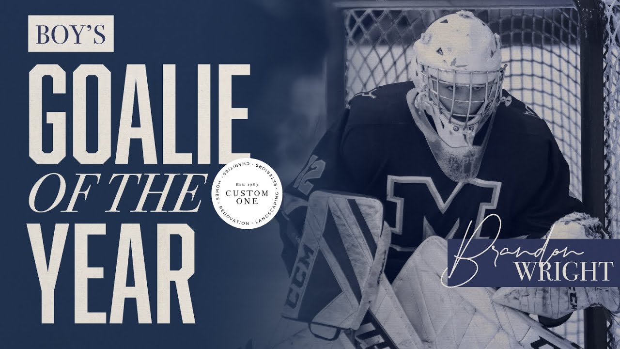 Brandon Wright - 2025 Boy's Goalie of the Year - YouTube