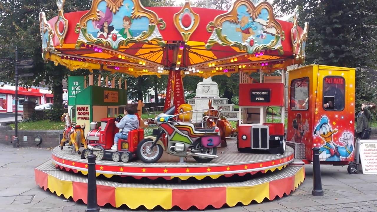 Baby Kids children's Carousel funfair ride train - YouTube