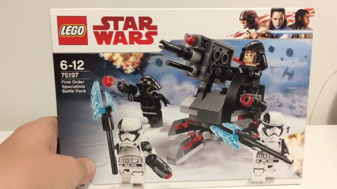 LEGO 75197 Star Wars First Order Battle Pack review - YouTube
