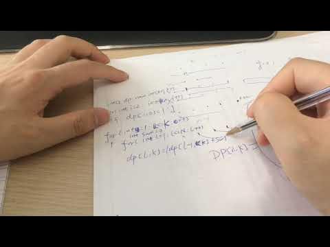 leetcode 1621 Number of Sets of K Non-Overlapping Line Segments explanation - YouTube