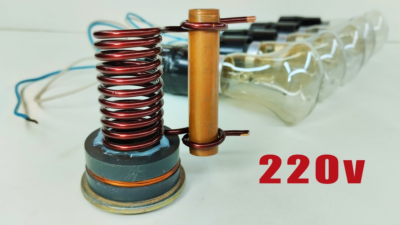I Turn Coper Pipe Into 220volt Free Electricity Generator with Magnet ...