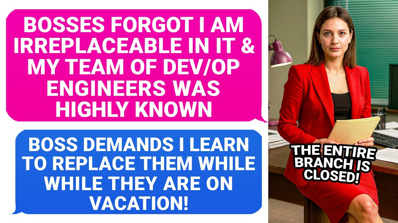 Bosses Forgot That I Am Irreplaceable In IT & My Team Of Dev/OP ...