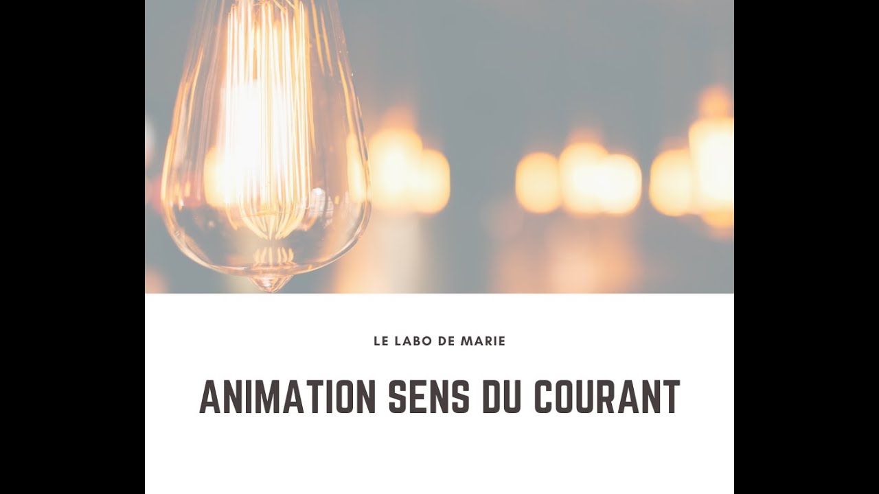 Animation : Le sens du courant - YouTube