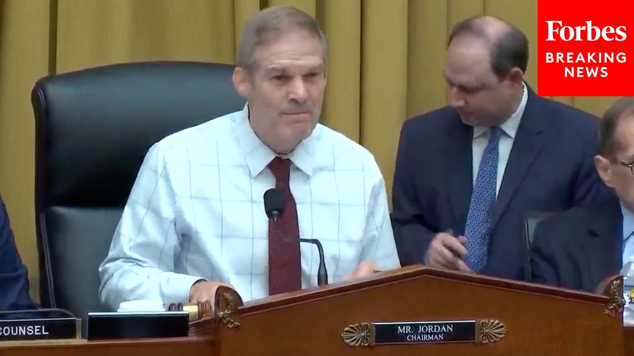 JUST IN: Jim Jordan Leads House Judiciary Committee Debate On Pending ...