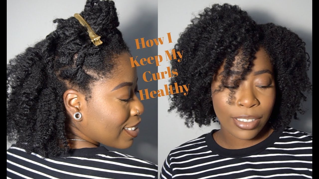MY CURLY/NATURAL HAIR ROUTINE - YouTube