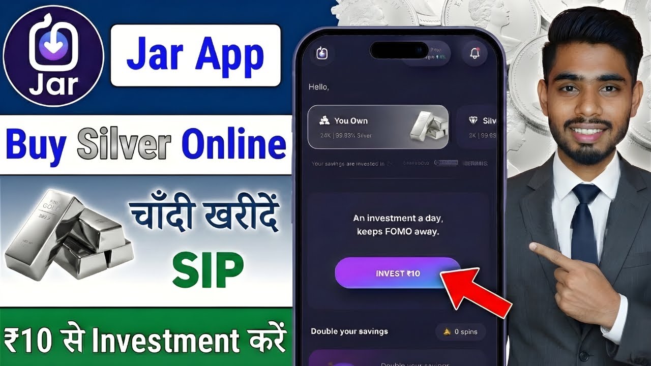 How To Buy Silver Online Using Jar App | Jar App Me Silver Kaise ...