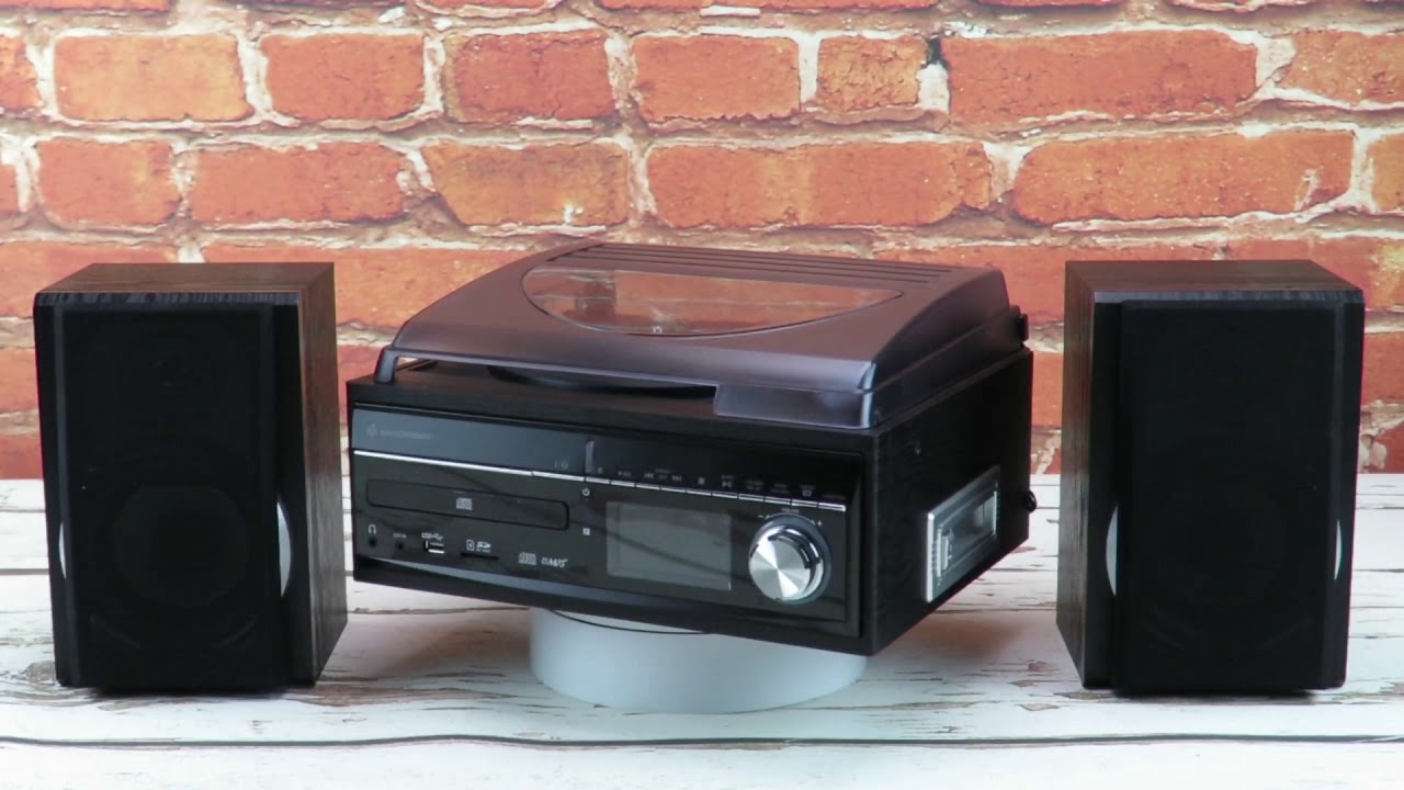 soundmaster ClassicLine MCD1700 HiFi System CD Radio Record Player ...