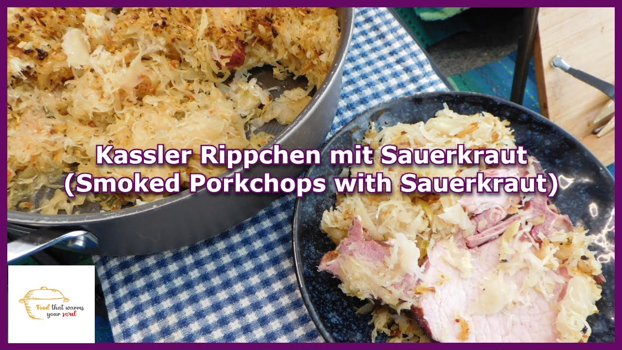 Kassler Rippchen mit Sauerkraut (Smoked Porkchops with Sauerkraut ...