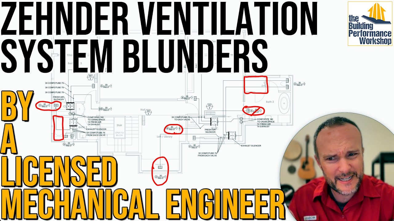 Bizarre Ventilation System Design: Zehnder ERV Layout by Licensed ...