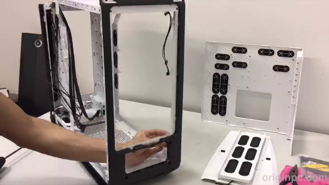 Time Lapse - Building An ORIGIN PC MILLENNIUM Case - YouTube