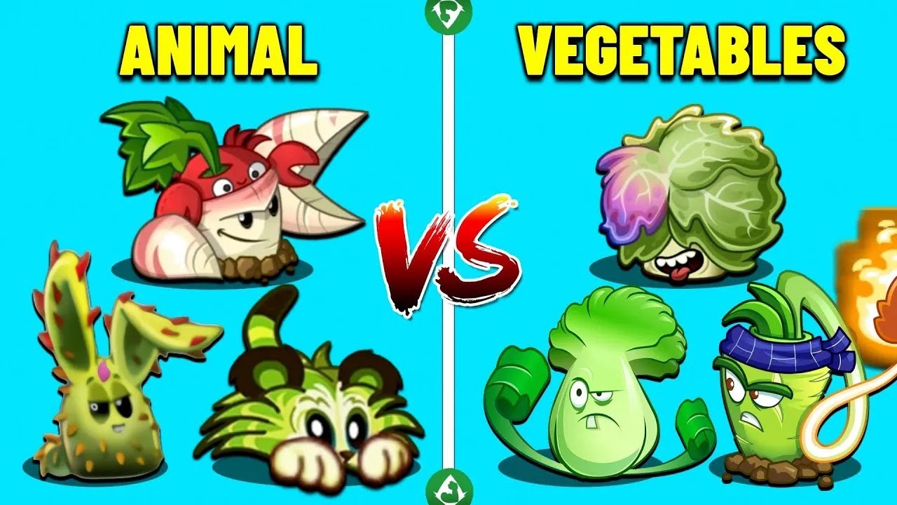 PVZ 2 Team ANIMAL Boxing vs. VEGETABLES Boxing - Who Will Win ? - YouTube