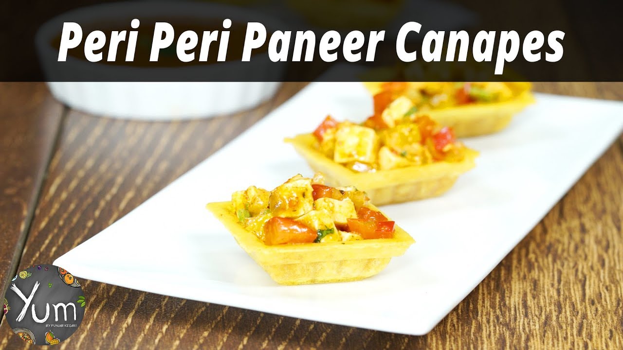 Peri Peri Paneer Canapes - YouTube