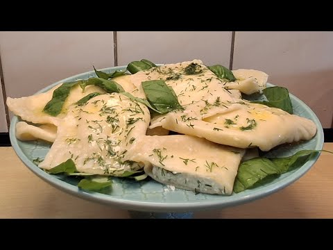 Maultaschen mit  Quark / Вареники с творогом 
