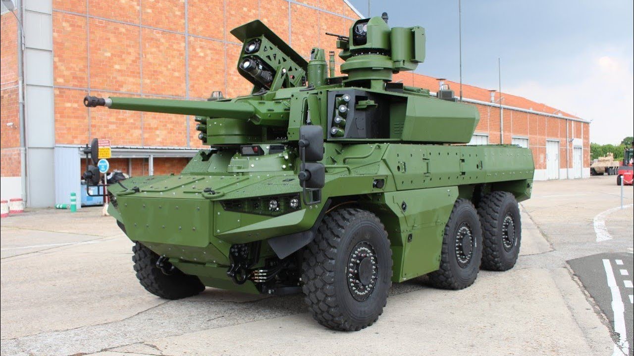 French Army showcases Jaguar armored vehicles in action - YouTube