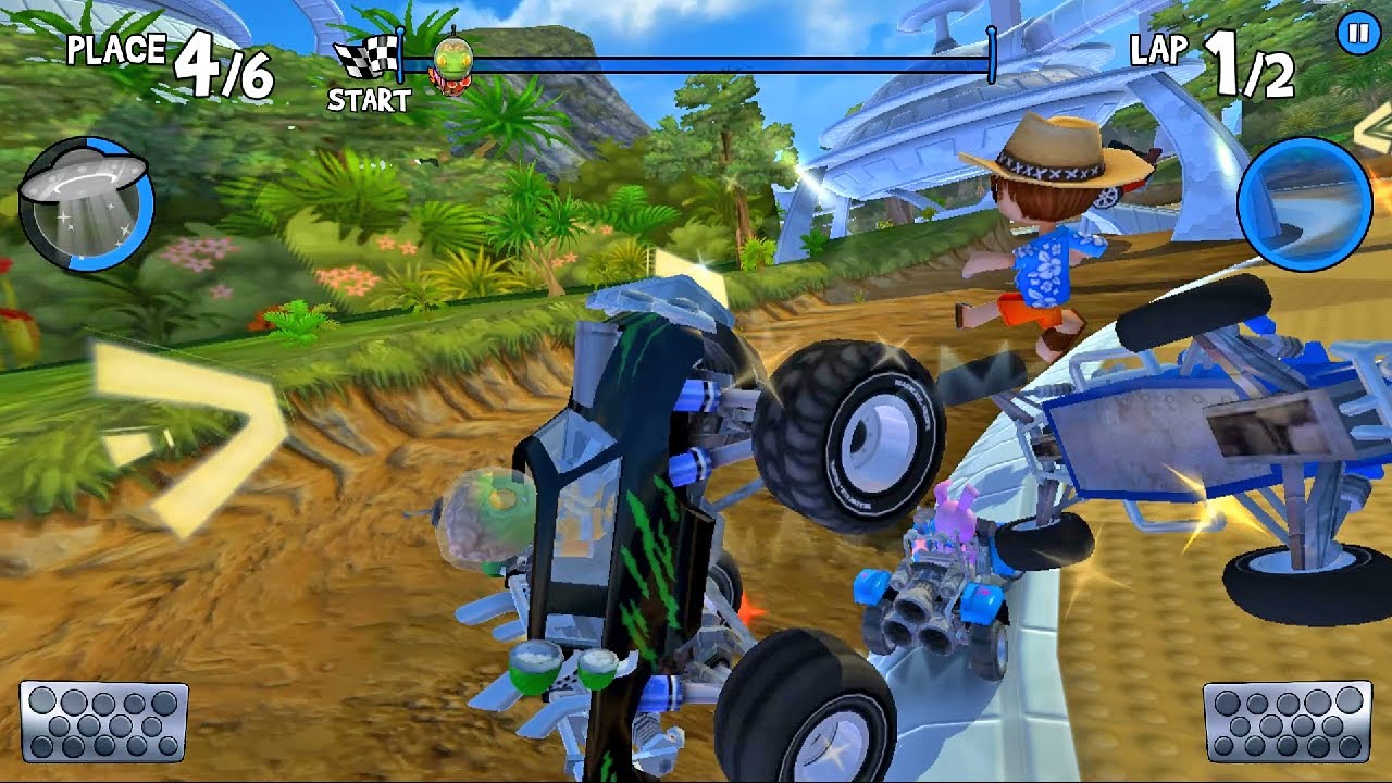 B'zorp Ft. Rock Stomper Quick Race | Beach Buggy Racing - YouTube