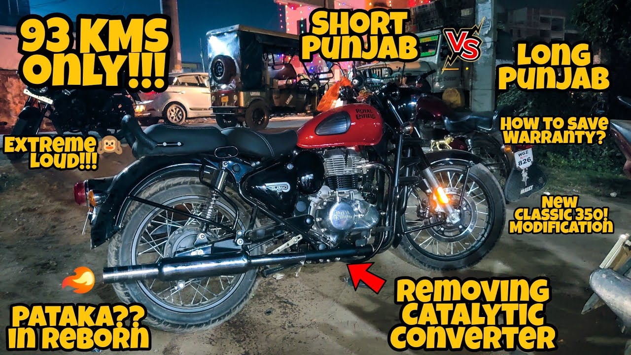 Pataka? Bend Pipe Modification | New CLASSIC 350 REBORN with Extreme ...