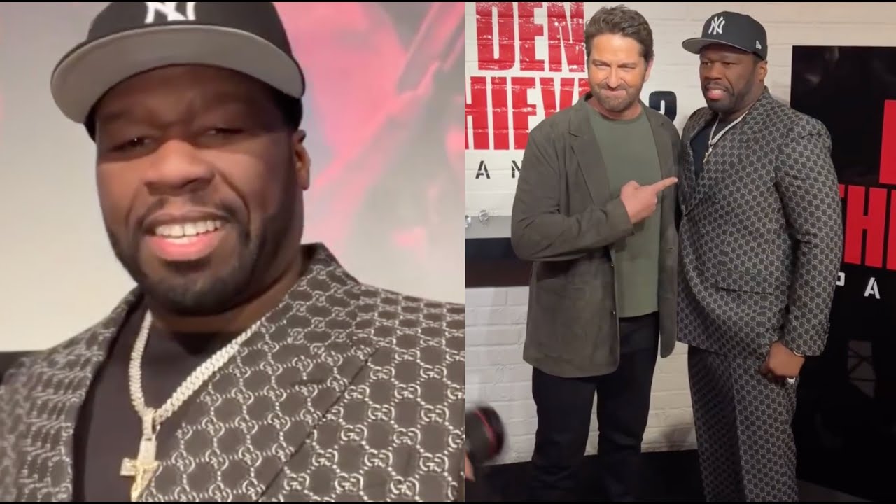 50 Cent Pulls Up Dripped Down In A Gucci Suit At His Movie Premiere ...