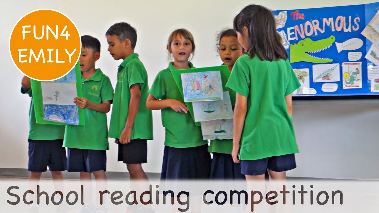 EMILY'S SCHOOL READING COMPETITION - YouTube
