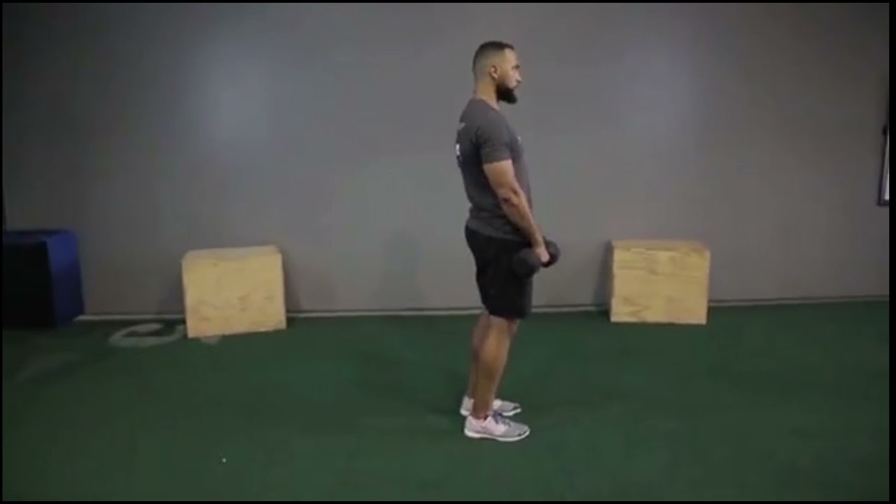ROMANIAN DUMBBELL RDL EXERCISE example - YouTube