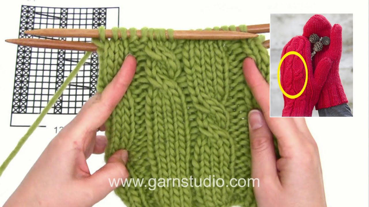 How to knit A.1 in DROPS Extra 0-1207 - YouTube