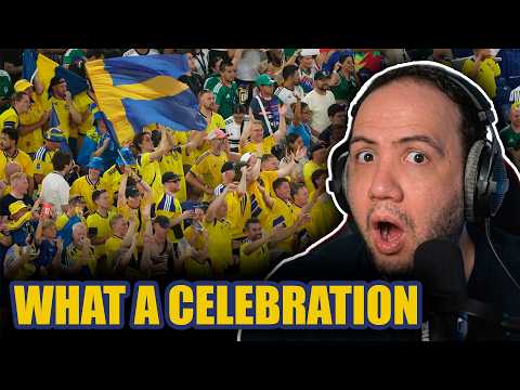 🇸🇪 CRAZY Sweden Fans Celebrate Win in 2026 World Cup | Teacher Paul Sports