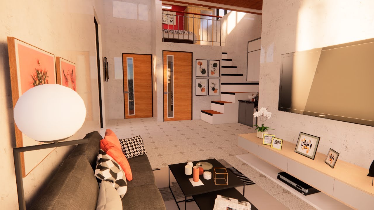 Inspirasi Desain Rumah 4x8 Meter, Dijamin Hemat Biaya, Nyaman Dan Keren ...