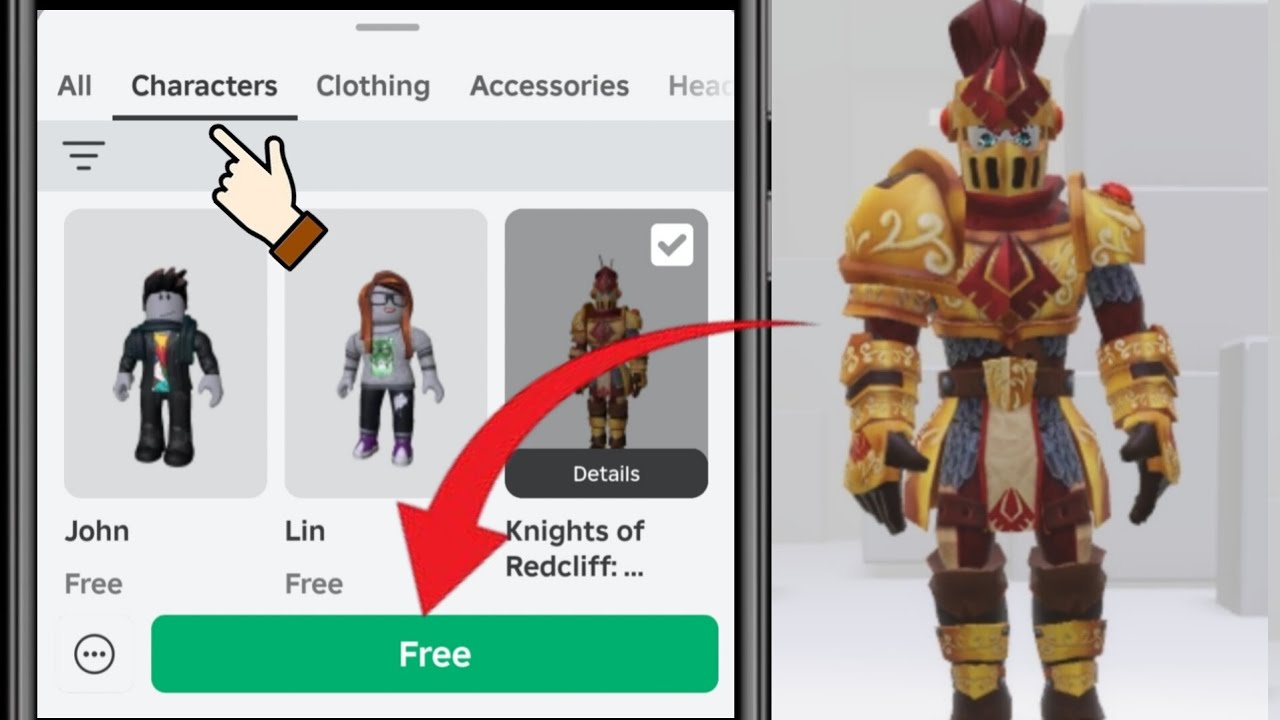Hurry! Get Free Character Item On Roblox - YouTube