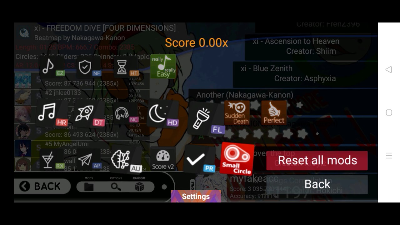 osu!droid | This is how x 2.09 score multiplier looks like - YouTube