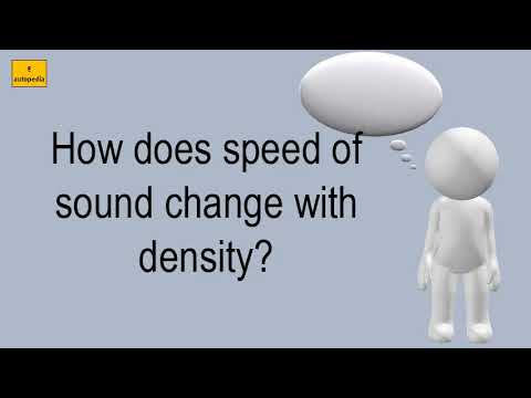 How Does Speed Of Sound Change With Density? - YouTube