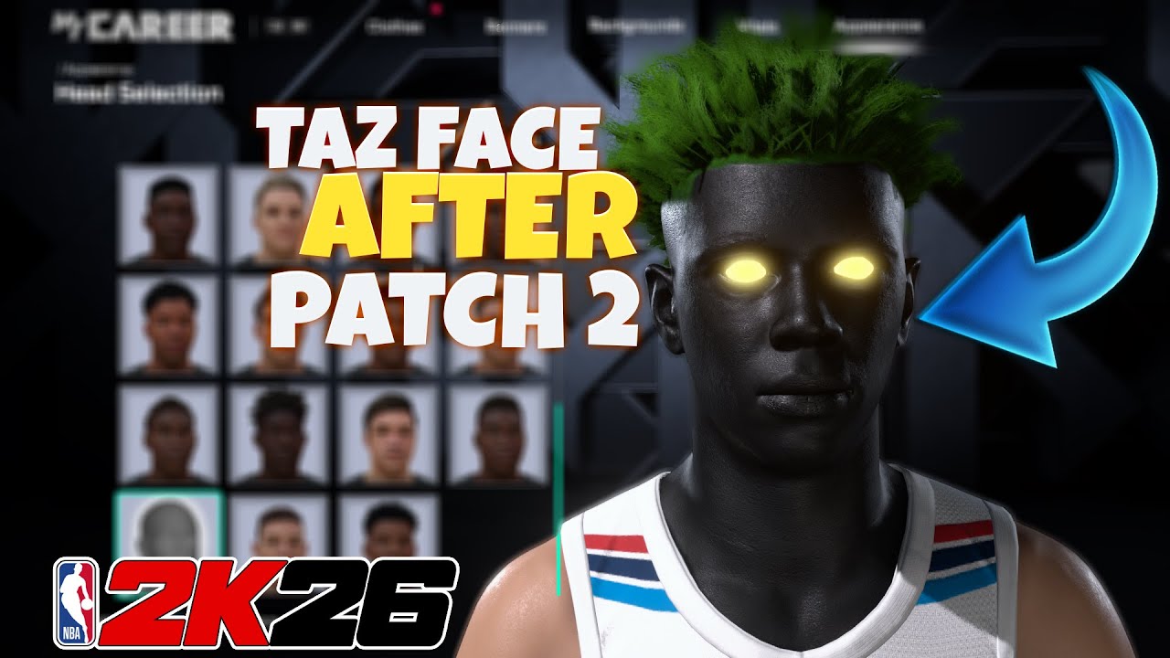 *NEW* HOW TO GET TAZ FACE GLITCH ON MAIN BUILD IN NBA 2K26 AFTER PATCH ...