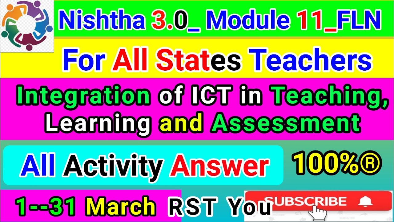 FLN_11_ Integration of ICT in Teaching, Learning and Assessment ...