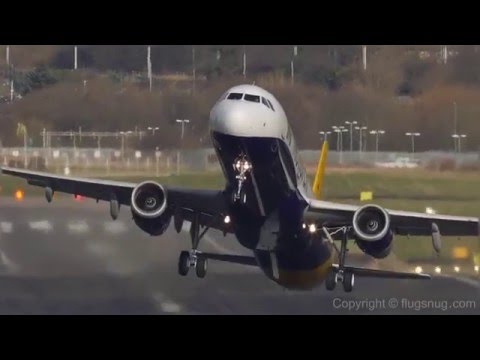 Rüzgarlı havalarda uçak inişleri