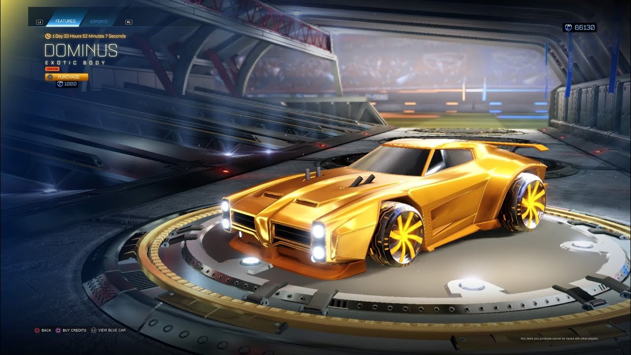 ROCKET LEAGUE ITEMSHOP & ESPORTS SHOP (*NEW* ORANGE DOMINUS & WHITE ...