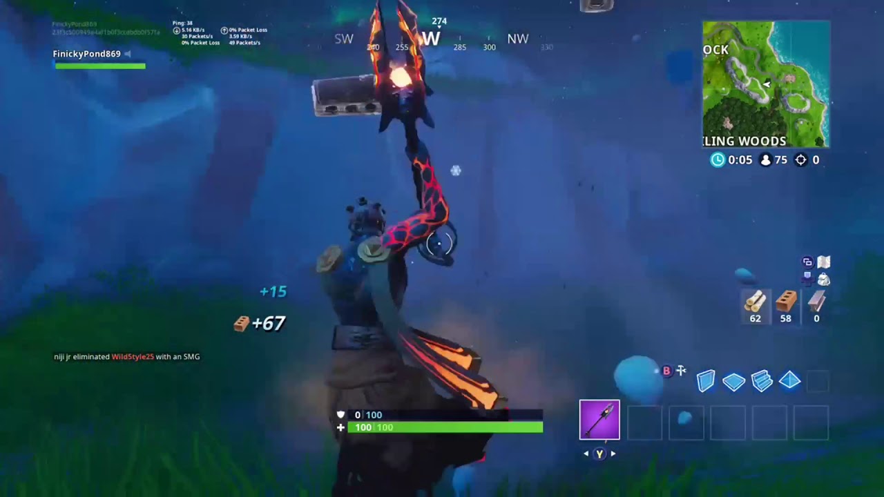 Fire king fortnite wailingwoods #shorts - YouTube