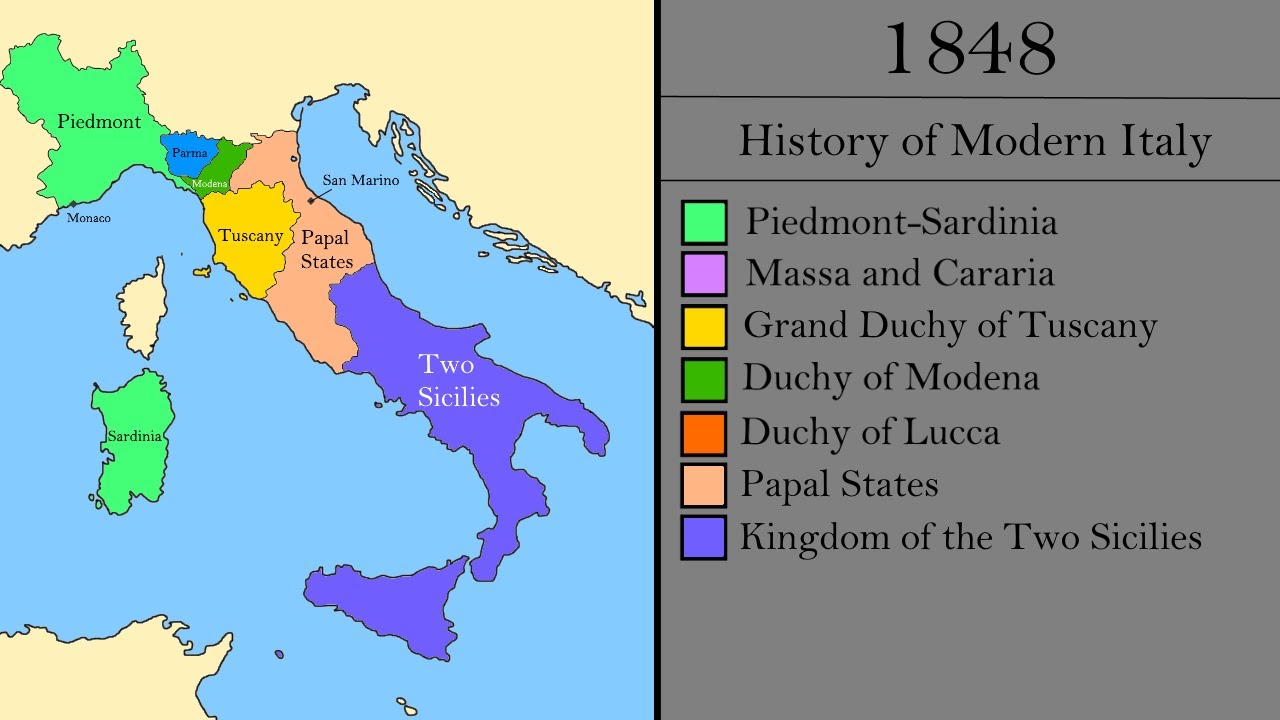 History of Modern Italy: Every Year - YouTube