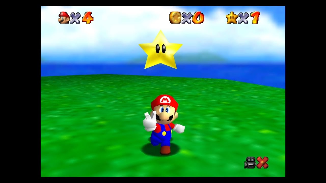 Super Mario 64 (Nintendo 64) Gameplay COMPLETO Course 9 Guia 6 ...