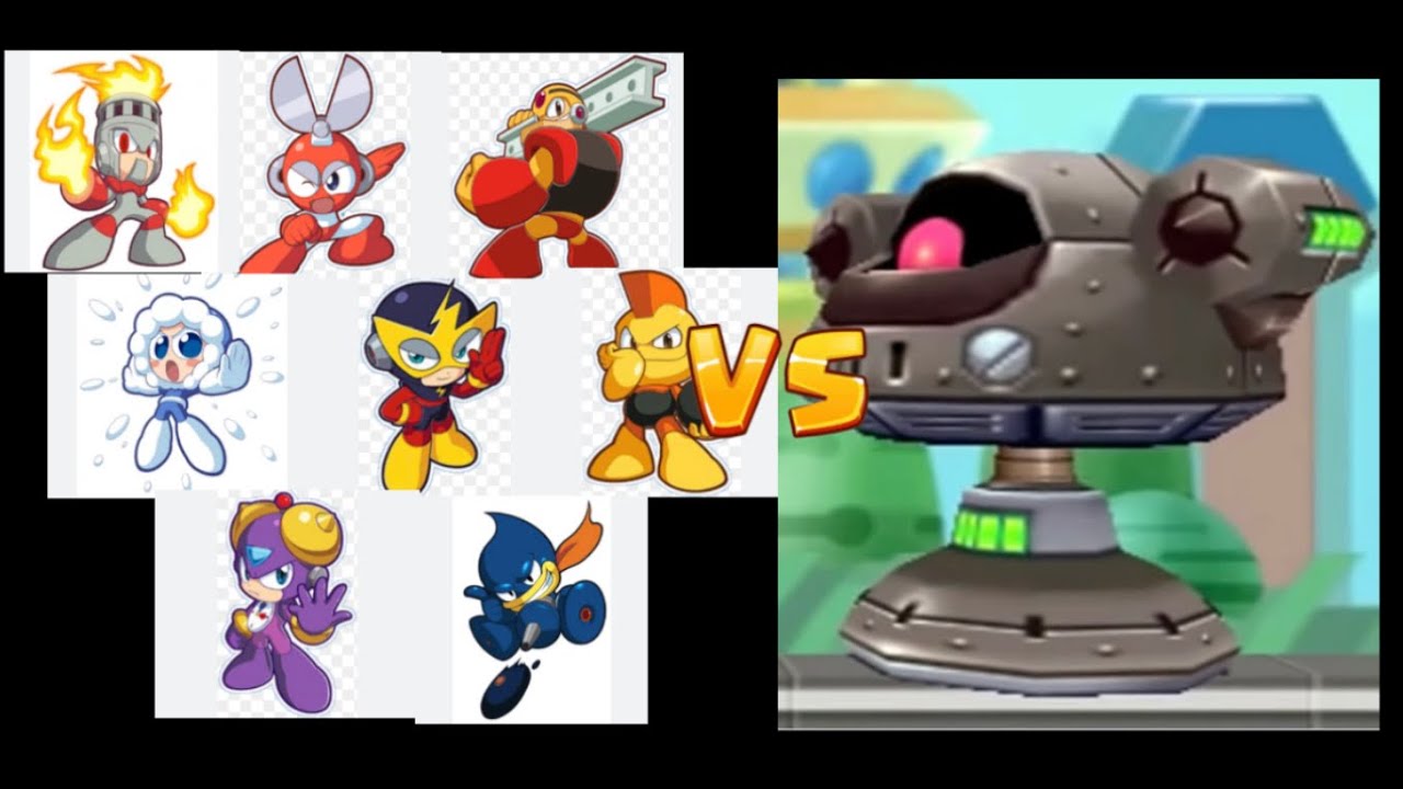 Robot Masters vs Proto Eye | Mega Man powered up - YouTube